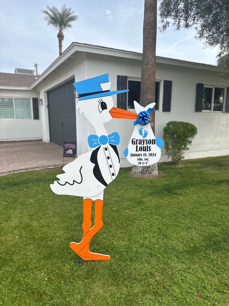 7-Day Stork Rental Blue - Sunny Storks